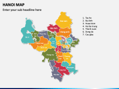 Hanoi Map for PowerPoint and Google Slides - PPT Slides