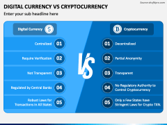 Digital Currency Vs Cryptocurrency PowerPoint and Google Slides Template