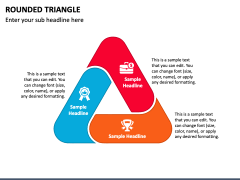 Rounded Triangle PowerPoint Template - PPT Slides