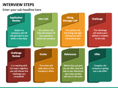 Interview Steps PowerPoint and Google Slides Template - PPT Slides