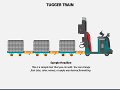 Tugger Train Illustration for PowerPoint and Google Slides - PPT Slides