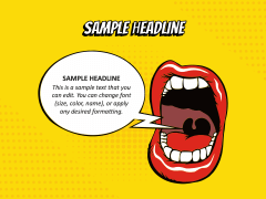 Free Comic Book Presentation Theme for PowerPoint and Google Slides