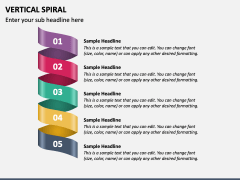 Vertical Spiral for PowerPoint and Google Slides - PPT Slides