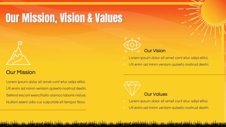Sun Theme for PowerPoint and Google Slides - PPT Slides
