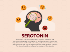 Serotonin PowerPoint and Google Slides Template - PPT Slides
