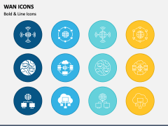WAN Icons for PowerPoint and Google Slides - PPT Slides