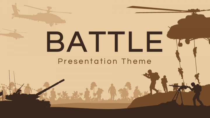 Free - Battle Theme for PowerPoint and Google Slides - PPT Slides