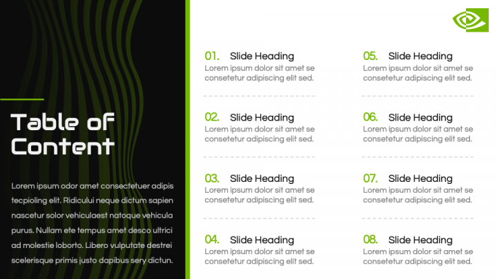 Free - Nvidia Case Study PowerPoint and Google Slides Template - PPT Slides