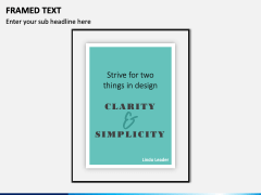 Framed Text for PowerPoint and Google Slides - PPT Slides