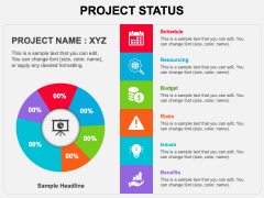 Animated Project Status PowerPoint and Google Slides Template - PPT Slides