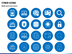 Cyber Icons for PowerPoint and Google Slides - PPT Slides