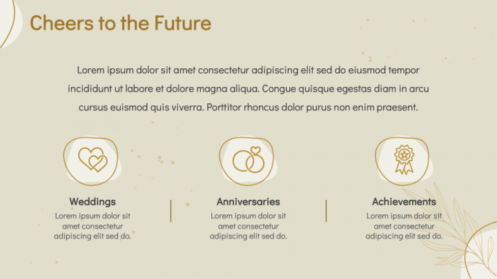 Free - Champagne Toast Theme for PowerPoint and Google Slides - PPT Slides