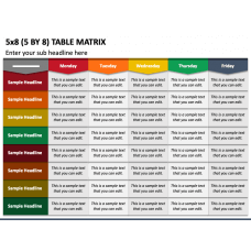 Page 4 - Matrix Table Infographics Templates for PowerPoint and Google ...