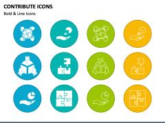 Contribute Icons for PowerPoint and Google Slides - PPT Slides