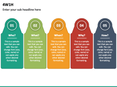 4W1H PowerPoint and Google Slides Template - PPT Slides