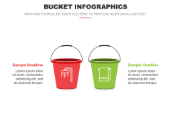 Bucket Infographics for PowerPoint and Google Slides