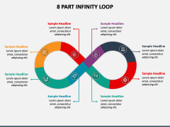 8 Part Infinity Loop for PowerPoint and Google Slides - PPT Slides