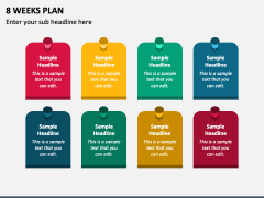 8 Weeks Plan PowerPoint Template and Google Slides Theme