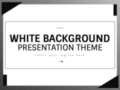 White Background Presentation Theme for PowerPoint and Google Slides