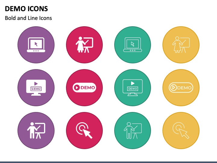 Demo Icons for PowerPoint and Google Slides - PPT Slides