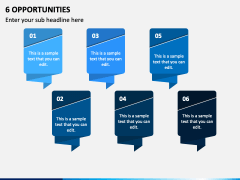 6 Opportunities PowerPoint Template - PPT Slides