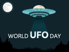 Free - World UFO Day PowerPoint Template and Google Slides Theme