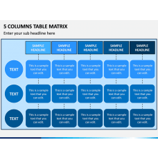Page 5 - Matrix Table Infographics Templates for PowerPoint and Google ...