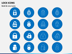 Lock Icons for PowerPoint and Google Slides - PPT Slides
