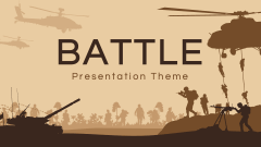 Free - Battle Theme for PowerPoint and Google Slides - PPT Slides