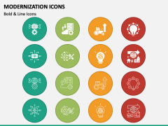 Modernization Icons for PowerPoint and Google Slides - PPT Slides