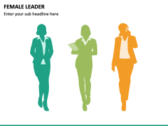 Female Leader PowerPoint and Google Slides Template - PPT Slides