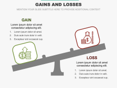 Gains and Losses PowerPoint and Google Slides Template - PPT Slides