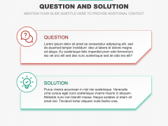 Question and Solution PowerPoint and Google Slides Template - PPT Slides