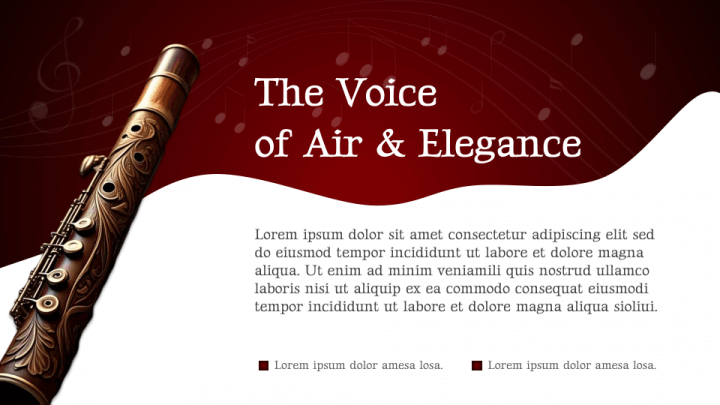 Free - Flute Theme for PowerPoint and Google Slides - PPT Slides