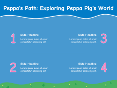 Free - Peppa Pig Theme for PowerPoint and Google Slides - PPT Slides