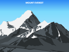 Free - Mount Everest Graphics for PowerPoint and Google Slides - PPT Slides