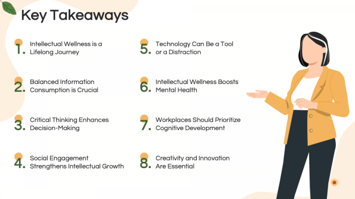 Intellectual Wellness PowerPoint and Google Slides Template - PPT Slides