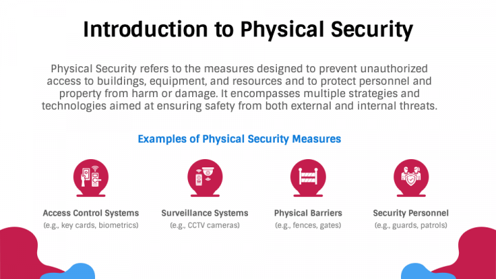 Physical Security Awareness PowerPoint and Google Slides Template