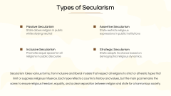 Secularism PowerPoint and Google Slides Template - PPT Slides
