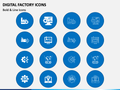 Digital Factory Icons for PowerPoint and Google Slides - PPT Slides