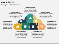 Cloud Puzzle for PowerPoint and Google Slides - PPT Slides
