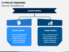2 Types of Financing PowerPoint Presentation Slides - PPT Template