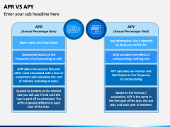 APR Vs APY PowerPoint and Google Slides Template - PPT Slides