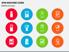 ATM Machine Icons for PowerPoint and Google Slides - PPT Slides