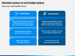 Process Goals Vs Outcome Goals PowerPoint and Google Slides Template - PPT Slides