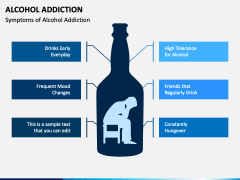 Alcohol Addiction PowerPoint and Google Slides Template - PPT Slides