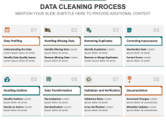 Data Cleaning Process PowerPoint and Google Slides Template - PPT Slides