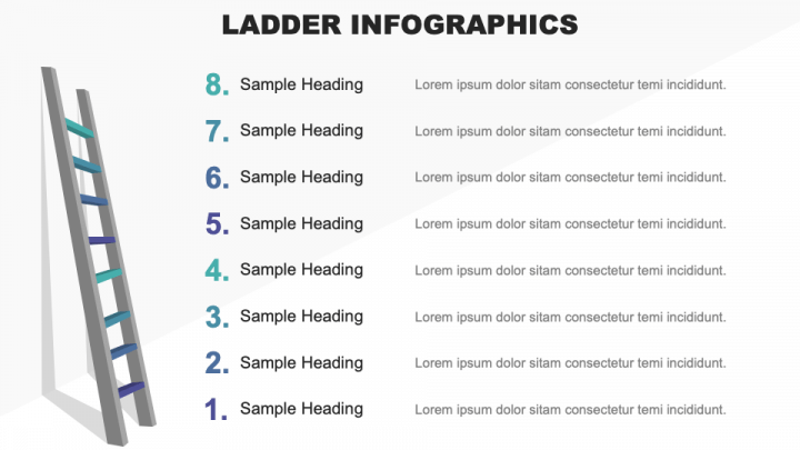 Ladder Infographics for PowerPoint and Google Slides - PPT Slides