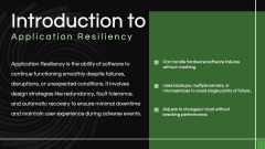 Application Resiliency PowerPoint and Google Slides Template - PPT Slides