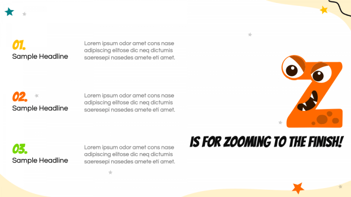 Creative Alphabets PowerPoint and Google Slides Template - PPT Slides